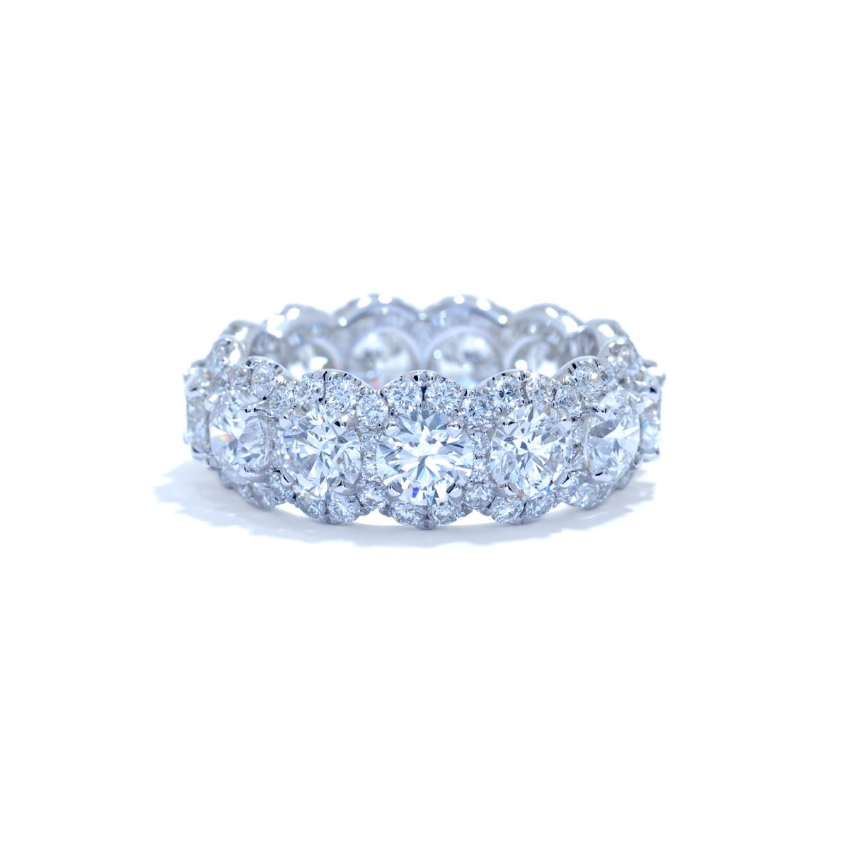 Custom Diamond Wedding Band 18kw – Ascot Diamonds