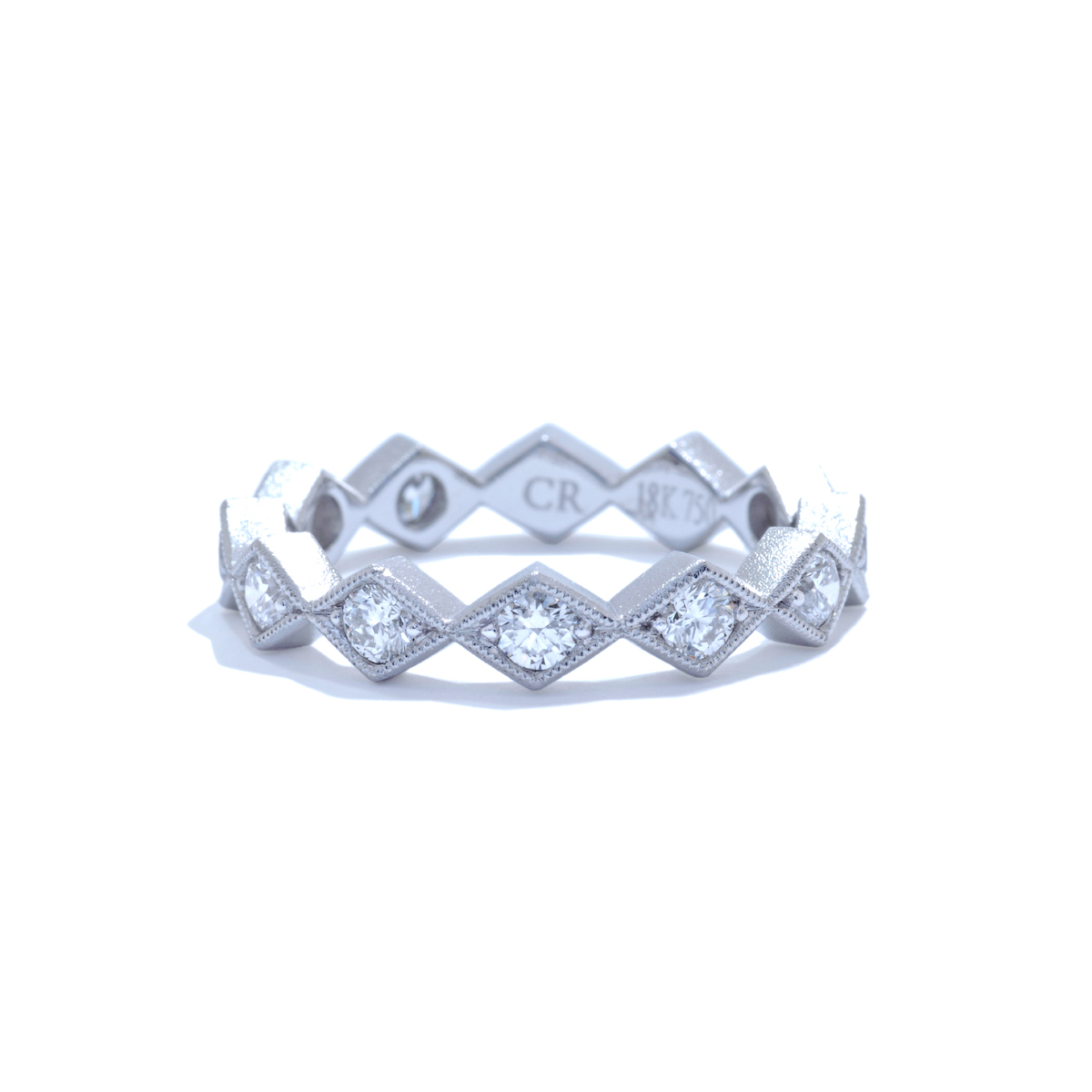 Emerald Cut Lab Grown Diamond Band – Ascot Diamonds