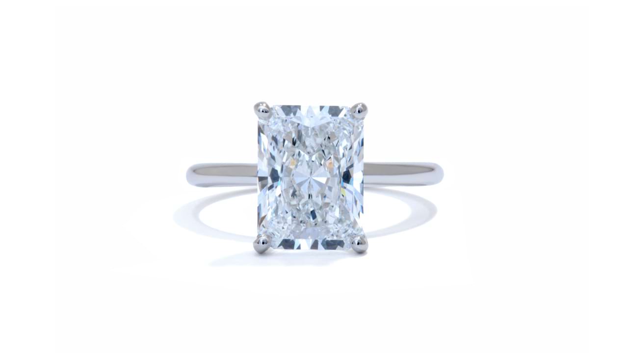 2ct Radiant Cut Solitaire Engagement Ring – Ascot Diamonds