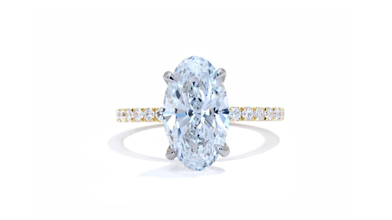 3ct Elongated Oval Diamond Engagement Ring – Ascot Diamonds