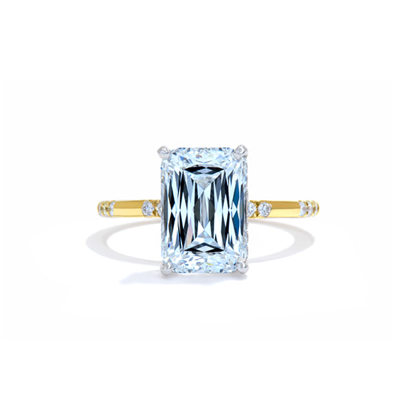 3 Stone Emerald Engagement Ring – Ascot Diamonds