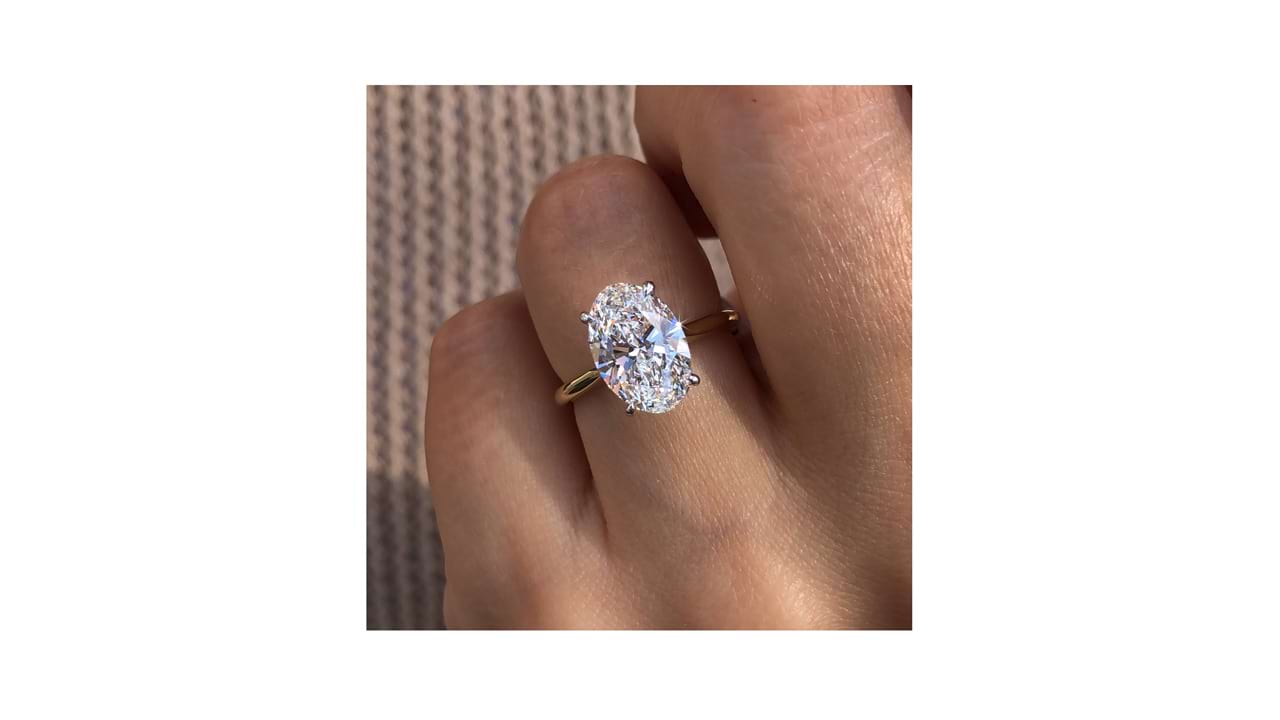 Oval Cut Diamond Engagement Ring – Ascot Diamonds