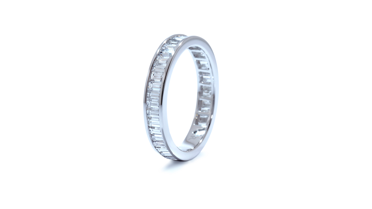 Baguette Cut Channel Set Wedding Band – Ascot Diamonds