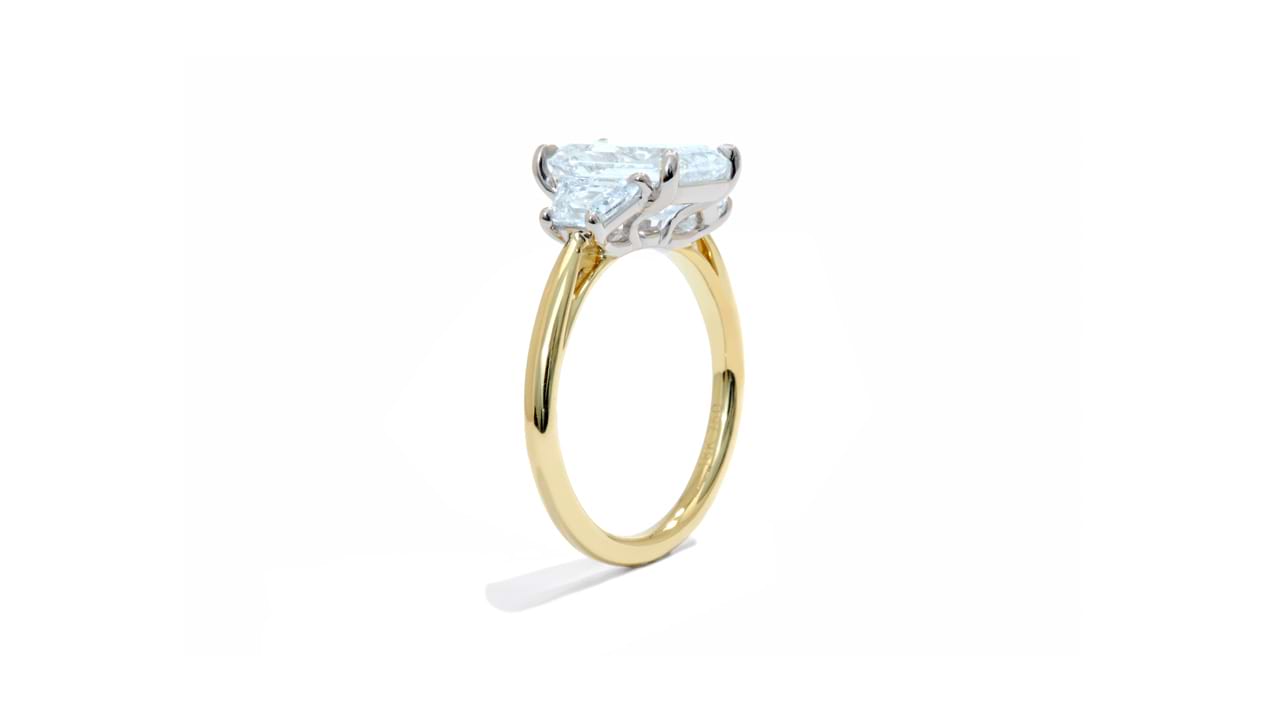 2.6 ct Nova Cut Three Stone Engagement Ring – Ascot Diamonds