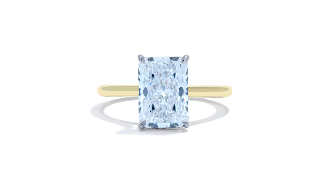 3 ct. Radiant Cut with Cathedral Setting – Ascot Diamonds