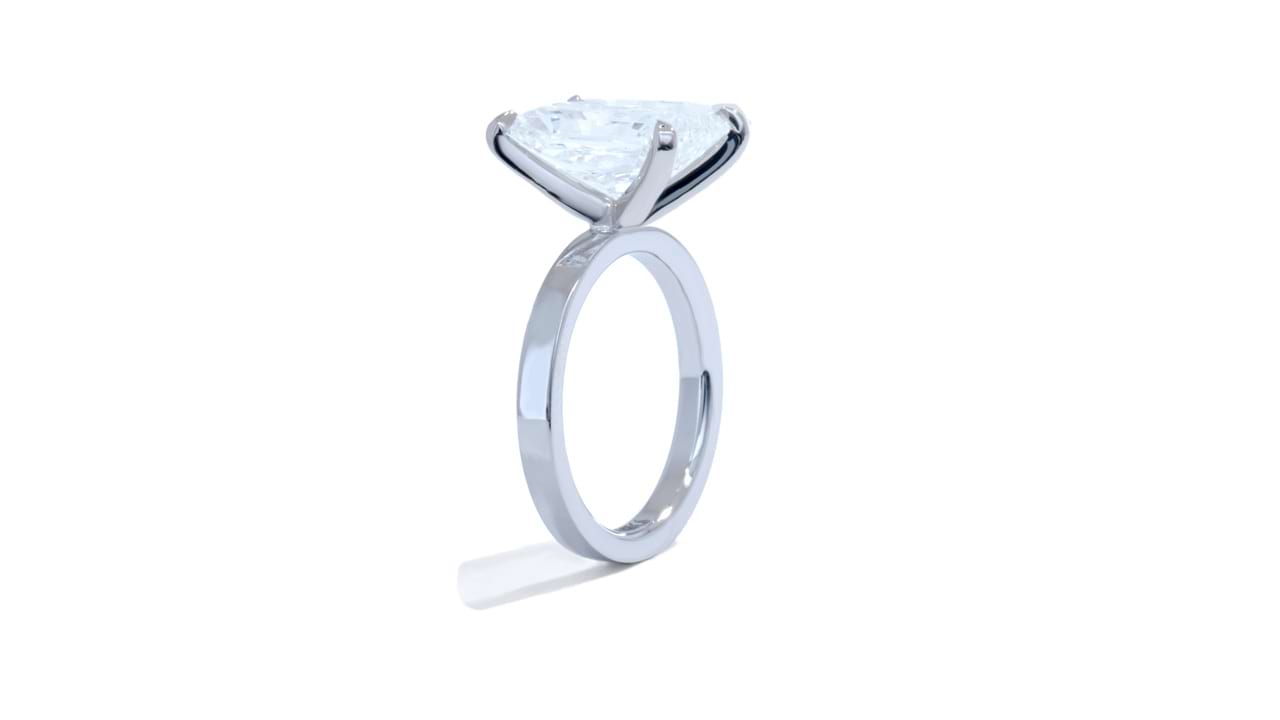 Sleek 5 ct Radiant Cut Diamond Solitaire – Ascot Diamonds
