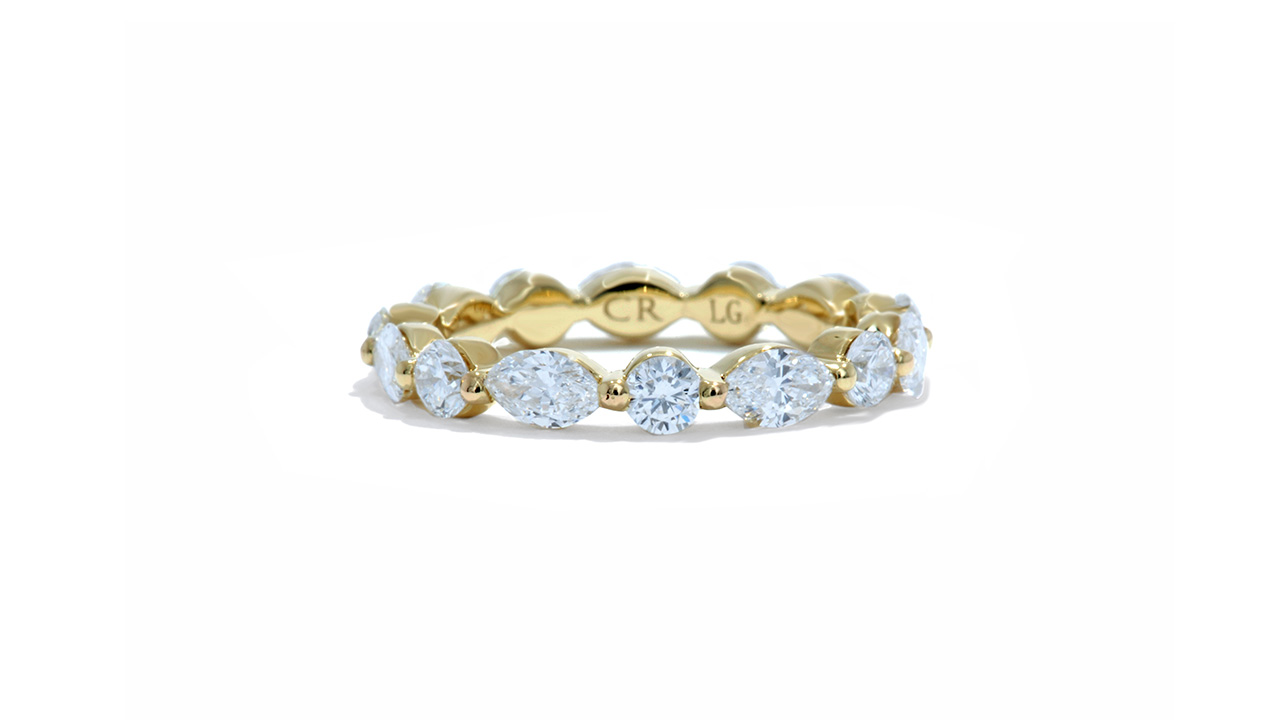 Round and Marquise Lab Grown Diamond Band – Ascot Diamonds