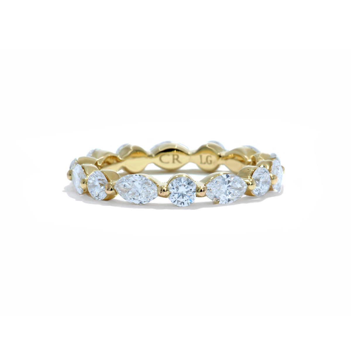 Emerald Cut Lab Grown Diamond Band – Ascot Diamonds